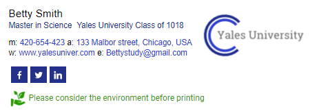 Free Email Signature Examples and Templates - NEWOLDSTAMP