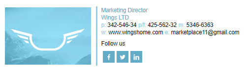 Free Email Signature Examples and Templates - NEWOLDSTAMP