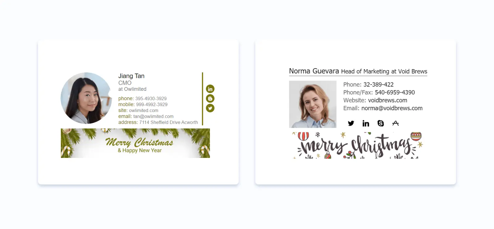 How to Choose a Perfect Christmas Banner for Email Signature? - NEWOLDSTAMP