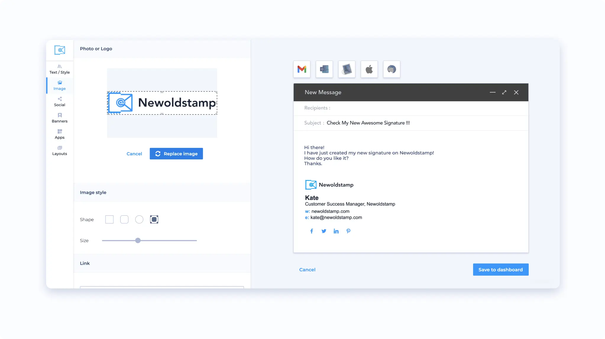 How To Add an Image to Your Gmail Signature - NEWOLDSTAMP