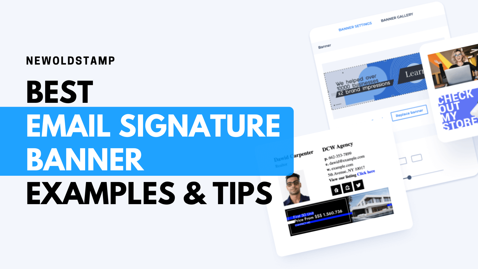 Top Email signature banner examples & tips - NEWOLDSTAMP - NEWOLDSTAMP