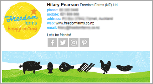 Best Email Signature Examples In November - NEWOLDSTAMP
