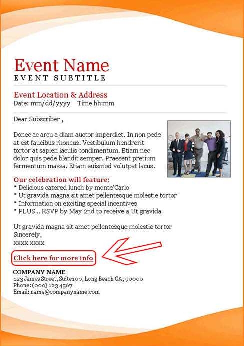 Example Of Formal Invitation For A Promo Campaign Onvacationswall
