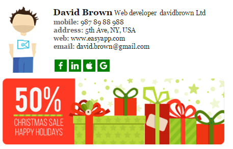 How to Choose a Perfect Christmas Banner for Email Signature? - NEWOLDSTAMP